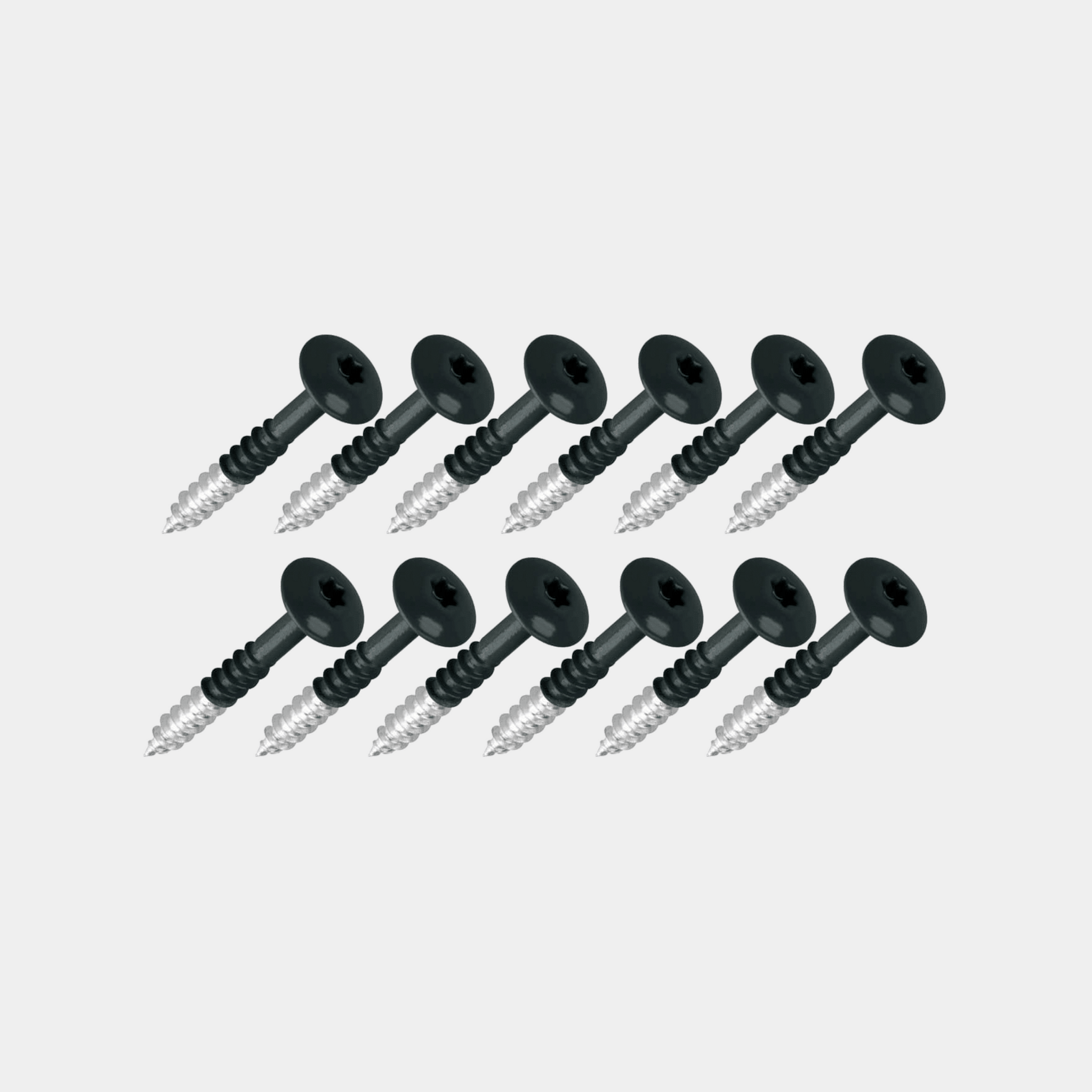 Schroeven voor akoestisch wandpaneel 12 stuks - Kleur Zwart